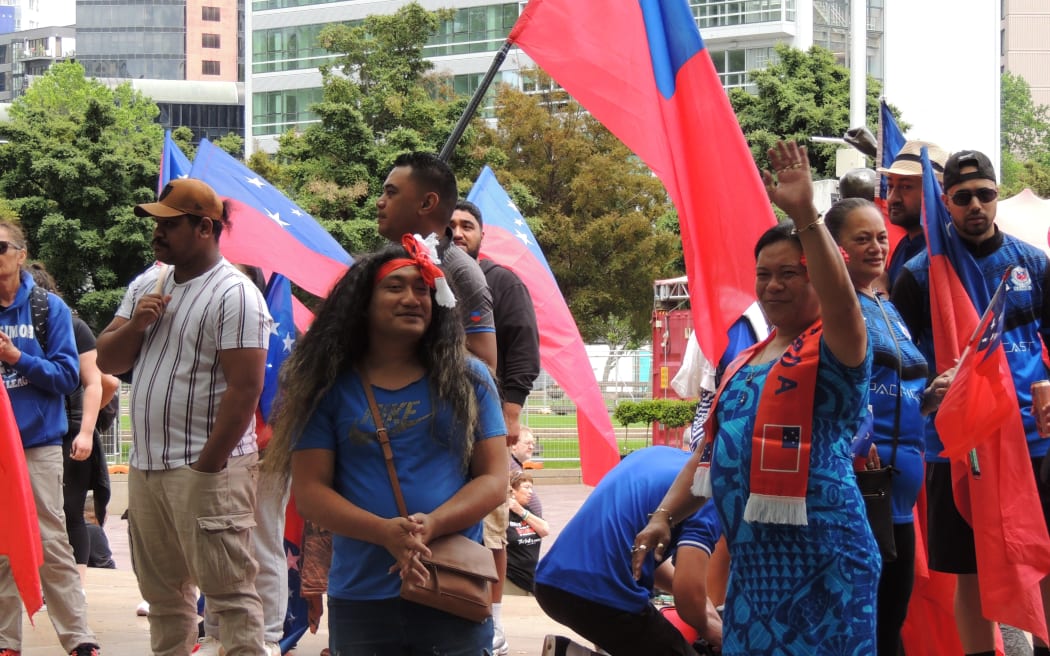 In pictures: Thousands gather to celebrate Toa Samoa ahead of Rugby ...