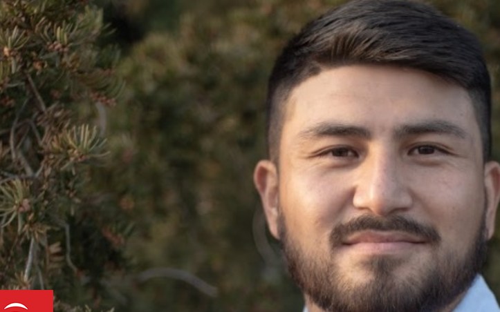 Former Tampa refugee Abbas Nazari at Word Christchurch 2021 | RNZ