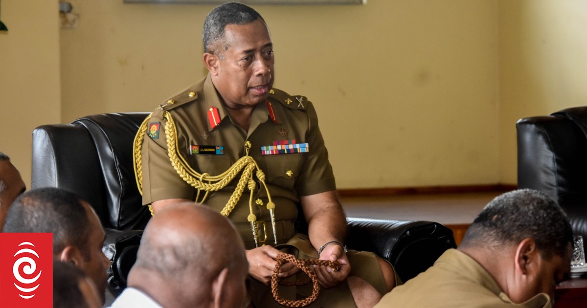 Fiji military chief outlines commitment to end coup culture | RNZ News