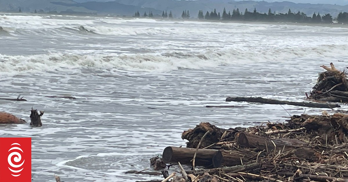 Cyclone Gabrielle: Slash more than a metre deep on Gisborne beaches ...