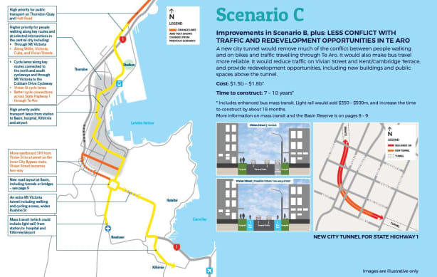 Wellington transport plan proposes new bridges, tunnels | RNZ