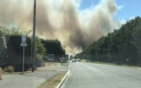 Rolleston fire | A Gallery from News | RNZ