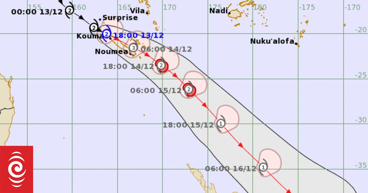Ruby brings strong winds and rain to New Caledonia | RNZ News