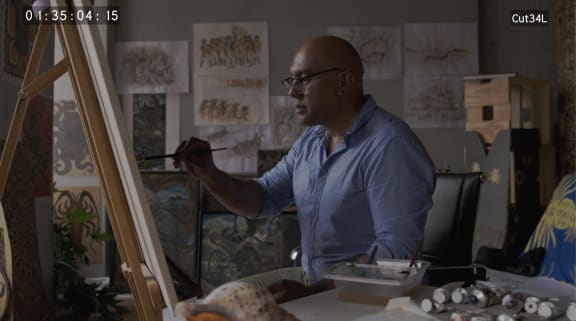 Michel Tuffery - Elevating the unsung hero of Cook's Endeavour | RNZ