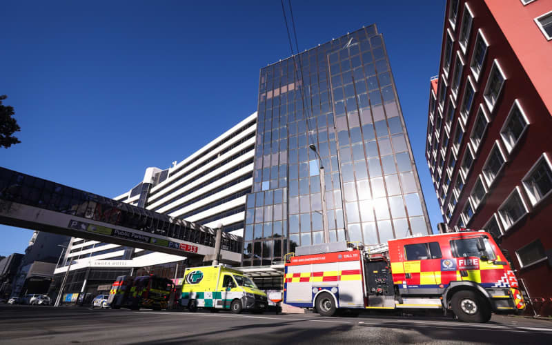 Squatter falls three storeys in derelict Wellington building stairwell ...