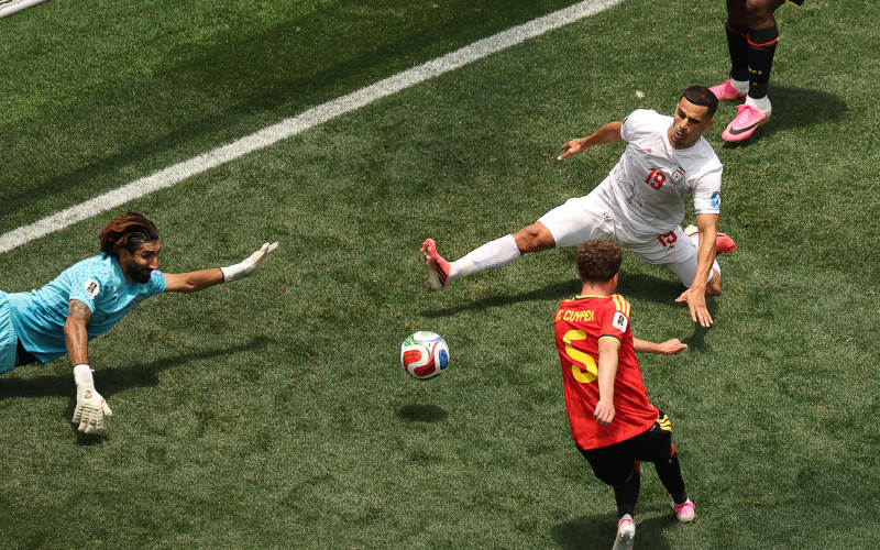 Belgium defender shown red card in frustrating draw with Iran | RNZ
