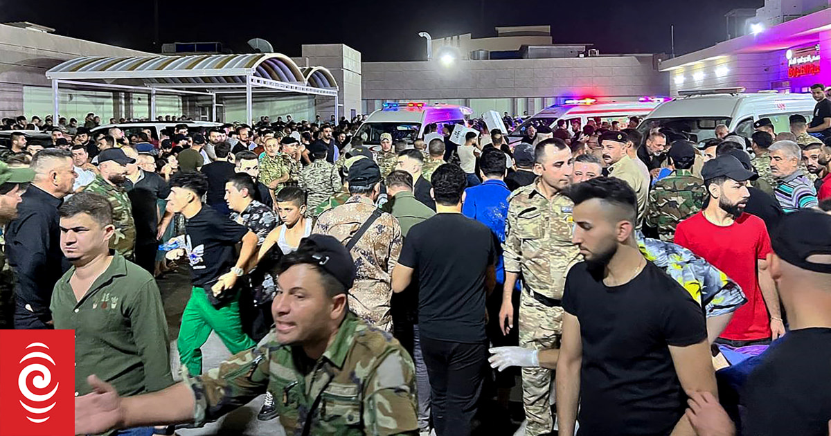 At least 100 killed, 150 injured in fire at Iraq wedding party | RNZ News