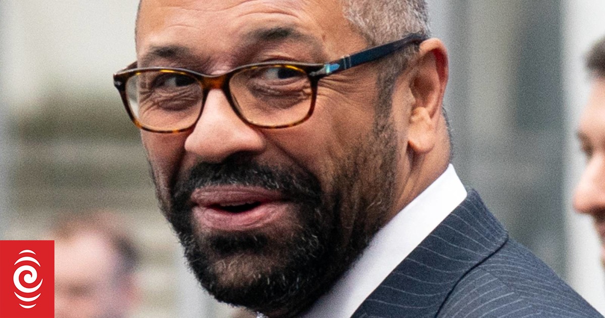 Briitsh Home Secretary James Cleverly apologises for 'joke' about ...
