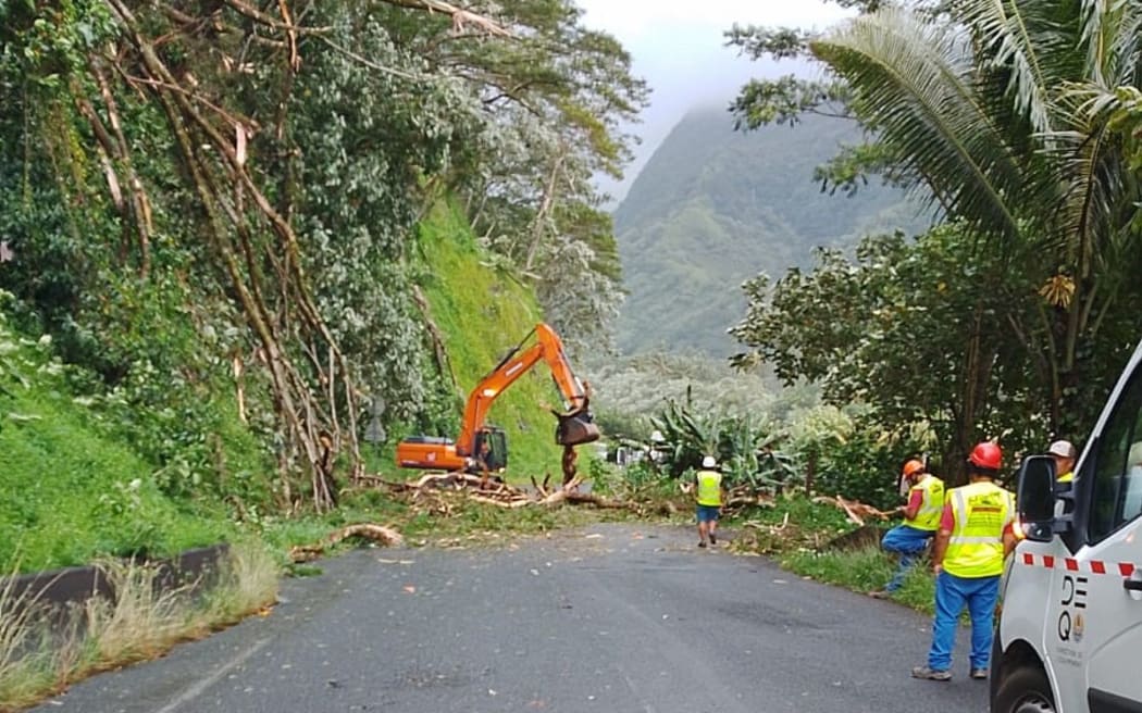School closures, landslides caused by heavy rain in Tahiti region | RNZ ...