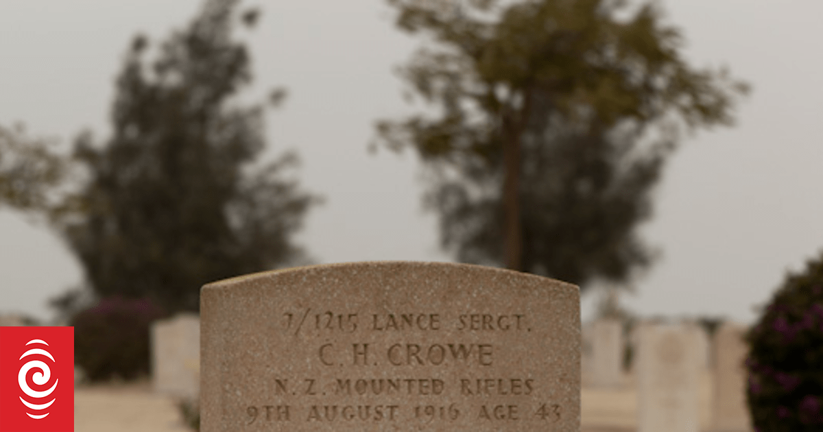 Simon Strombom on his drive to maintaining the graves | RNZ