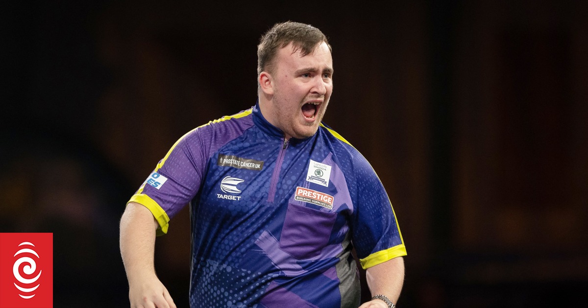 English teenager beats five-times world darts champion Van Barneveld ...