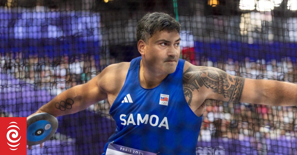 Samoa's discus thrower first Pacific Islander to make an Olympic track ...