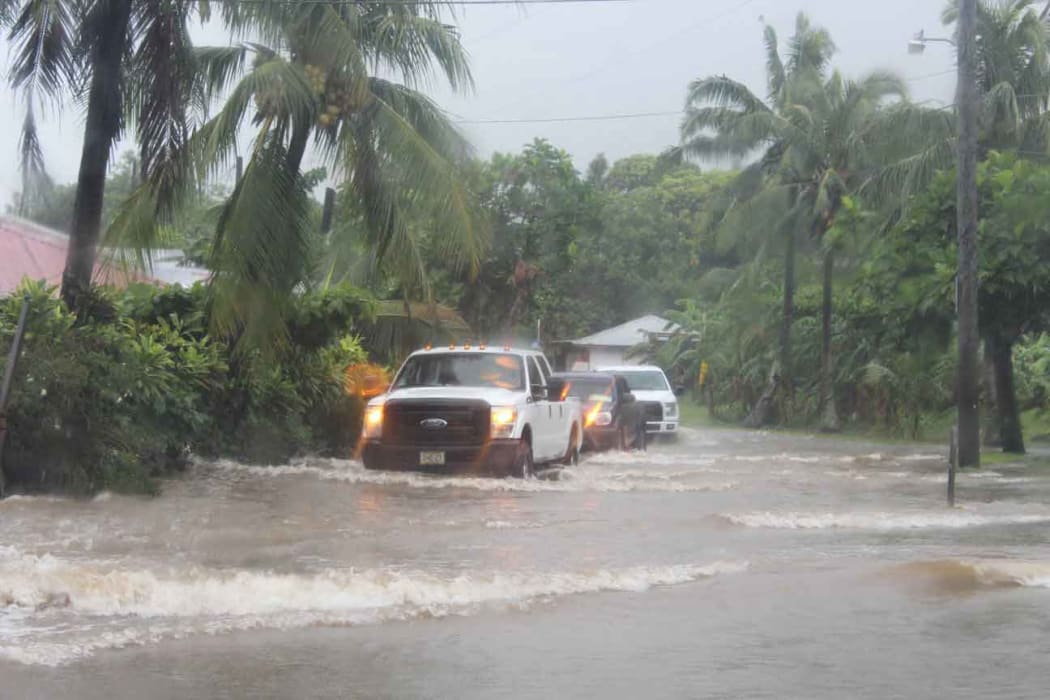 Homes evacuated amid flooding in American Samoa | RNZ News