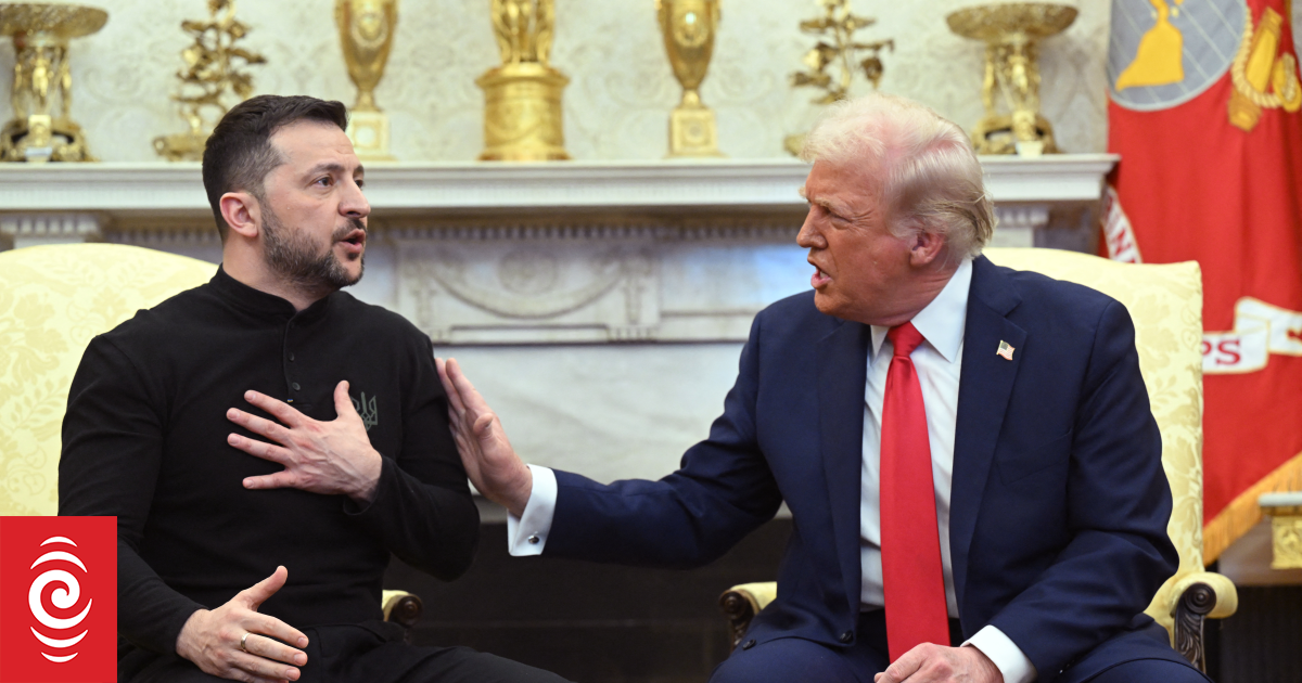 Donald Trump and Volodymyr Zelensky clash in heated meeting at the ...