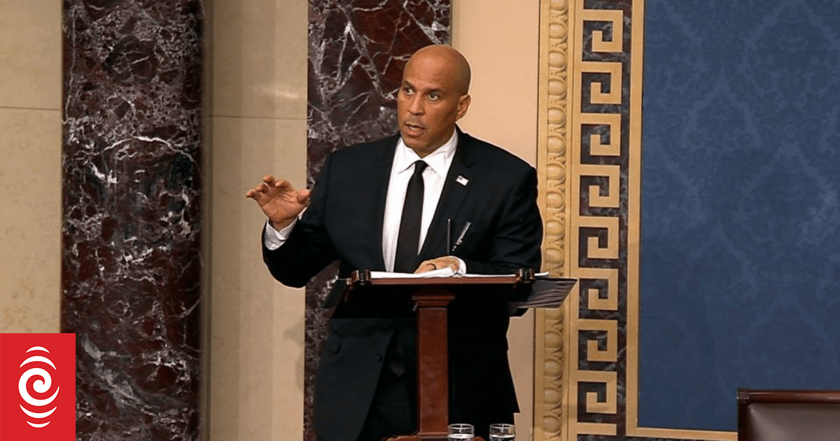 Cory Booker breaks record for longest Senate speech in protest at Trump ...