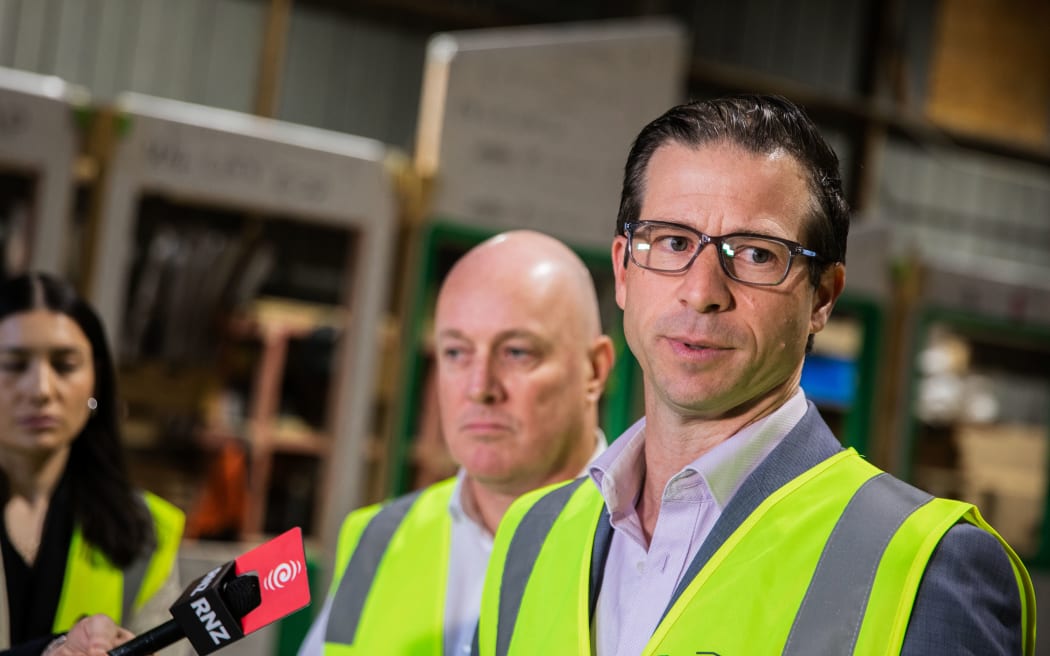 Watch: PM Christopher Luxon announces building products shake-up | RNZ News