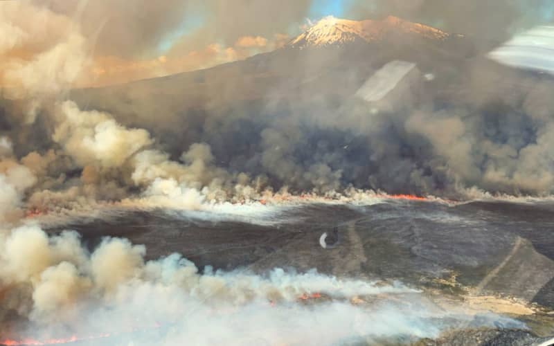 'No visible signs of fire' - rainfall aids efforts to fight Tongariro ...