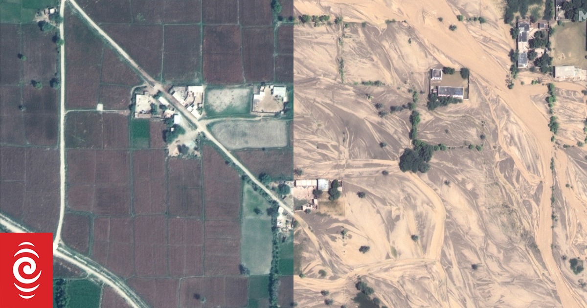 Pakistan floods: Map and before/after photos show extent of devastation ...