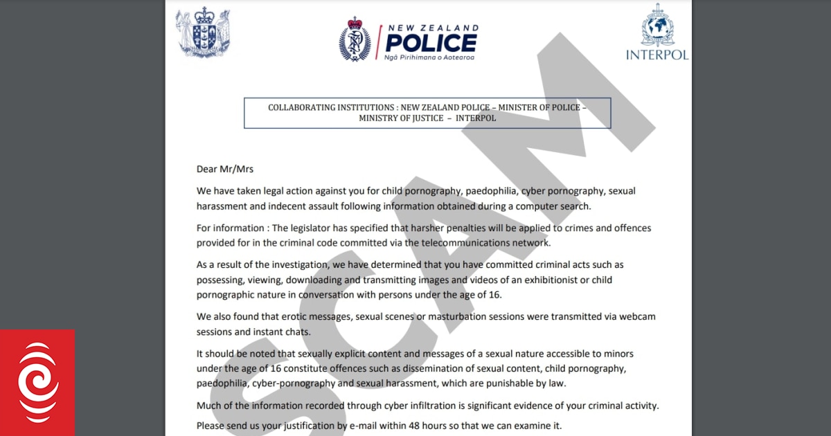 Police urge public to be cautious of new email scam threatening arrest ...