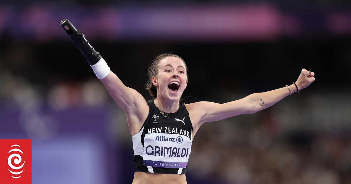 Anna Grimaldi wins Paralympics gold in Paris | RNZ News