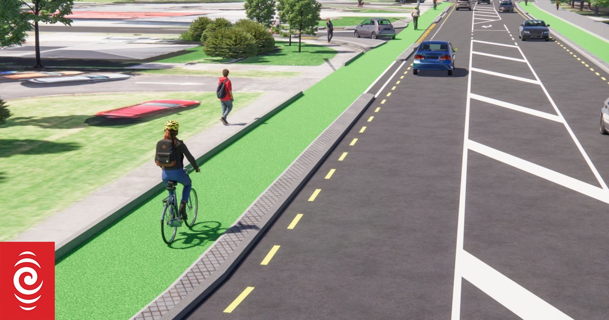 Safe cycling proposal divides opinion in New Plymouth | RNZ