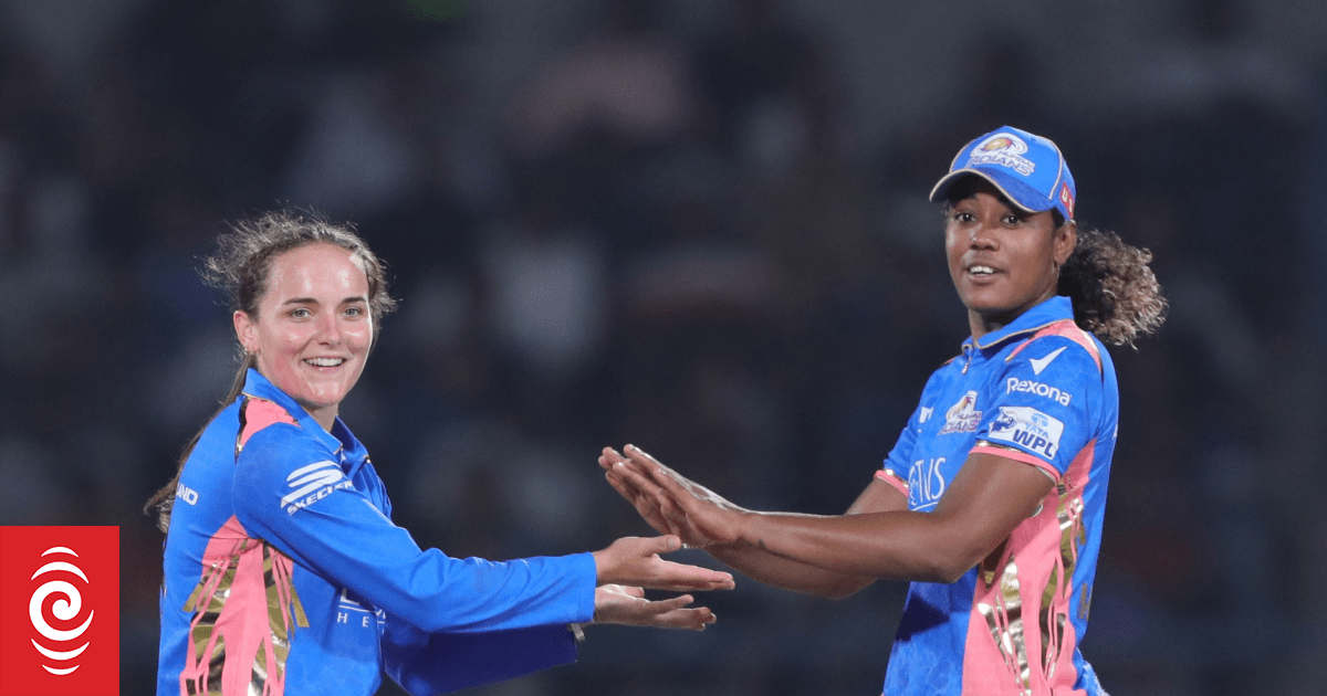 Cricket: White Fern Melie Kerr helps Mumbai Indians to Women's Premier ...