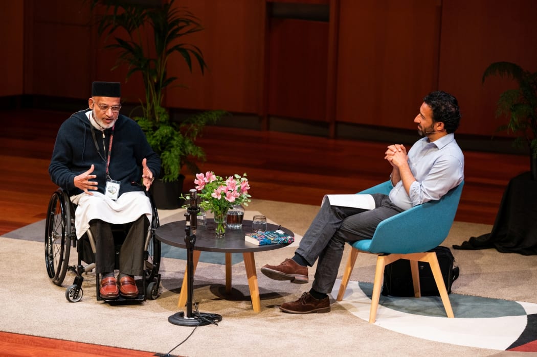 Mosque attack survivor Farid Ahmed talks at the Word Christchurch ...