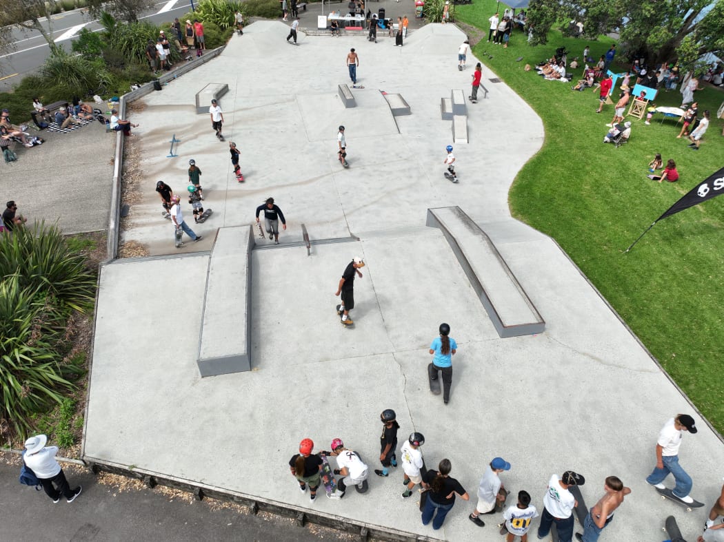 Neglected Auckland skate park transformed into skater hotspot | RNZ News