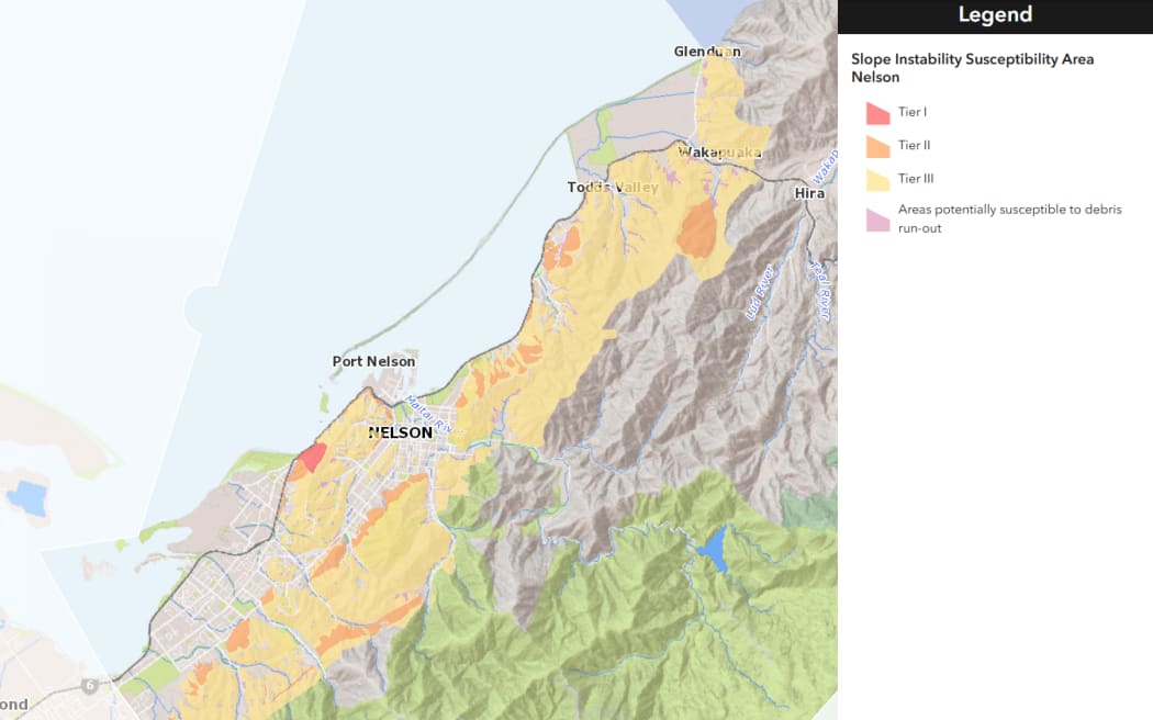 1100 properties wrongly included in Nelson hazard maps | RNZ News