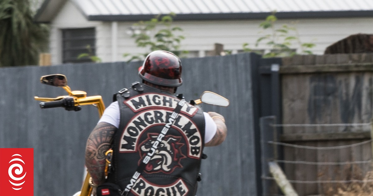 Mongrel Mob member charged 3 minutes after patch ban begins | RNZ News