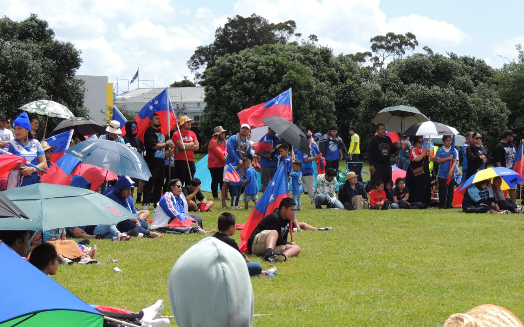 In pictures: Thousands gather to celebrate Toa Samoa ahead of Rugby ...