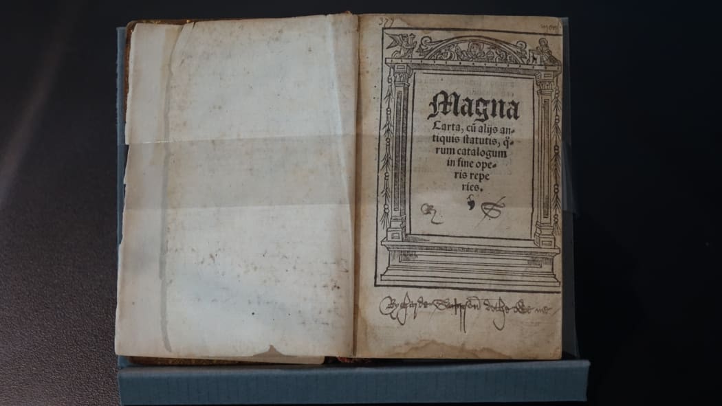 NZ's oldest Magna Carta on display | RNZ News