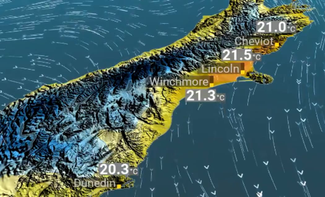 Almost record warm temperatures in South Island for July | RNZ News