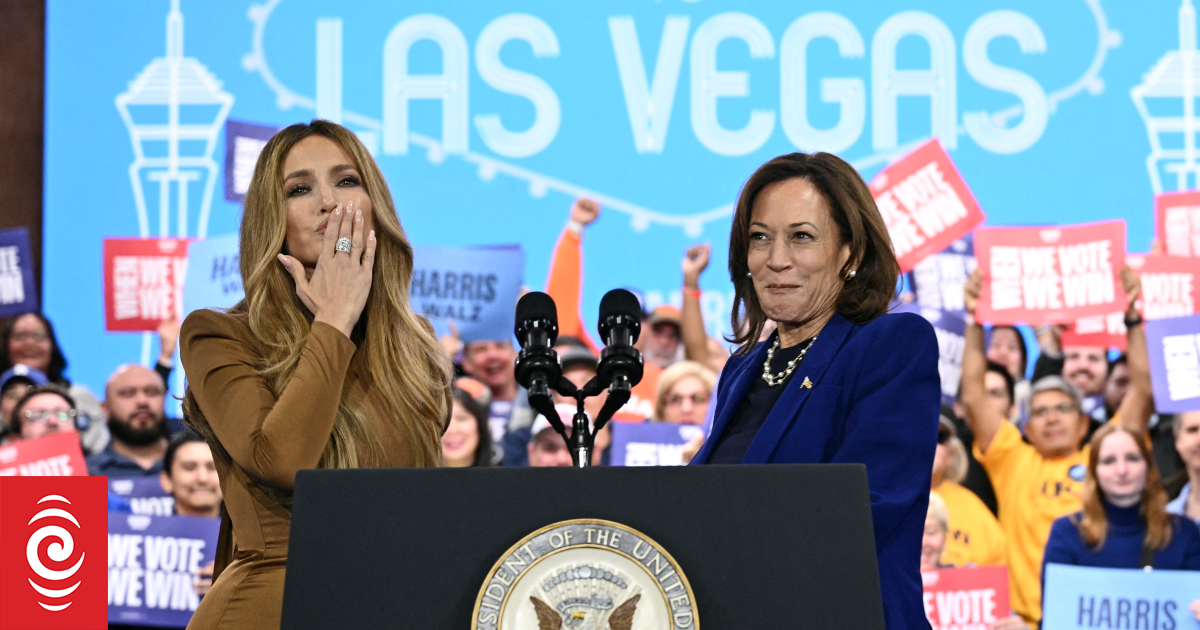 US election live: Harris takes stage with J Lo, vows to 'restore ...