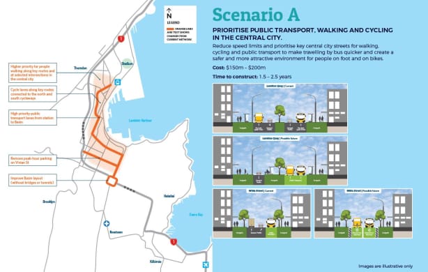 Wellington transport plan proposes new bridges, tunnels | RNZ