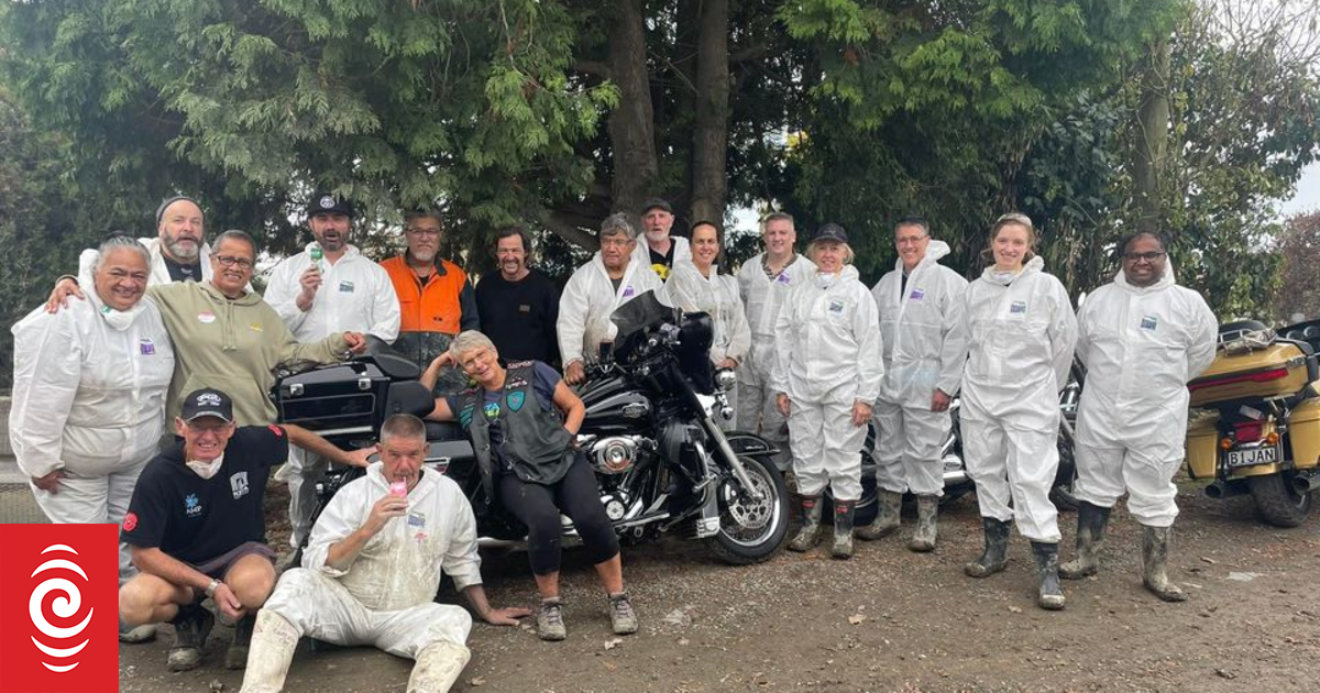 Motorcycle club rides for Cyclone Gabrielle recovery efforts | RNZ