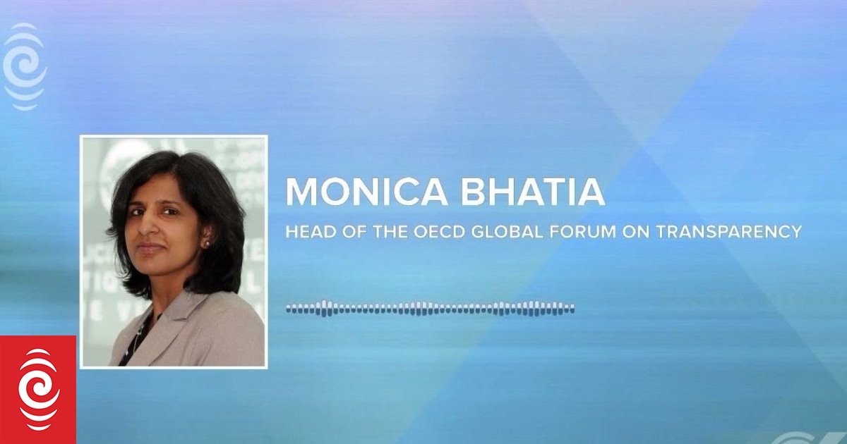 The OECD's Monica Bhatia on the fight for tax transparency | RNZ