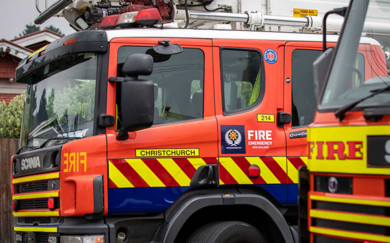 Firefighters at vegetation fire in North Canterbury | RNZ