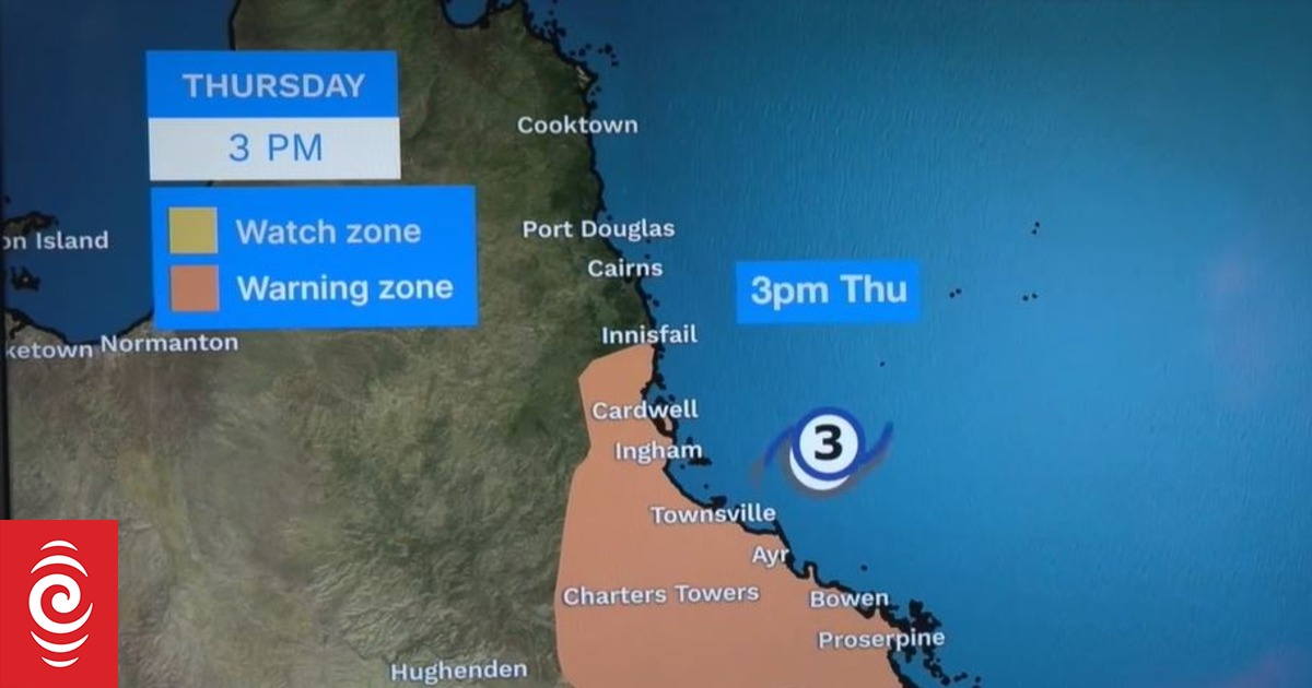 Tropical cyclone Kirrily upgraded to 'severe' as it approaches ...
