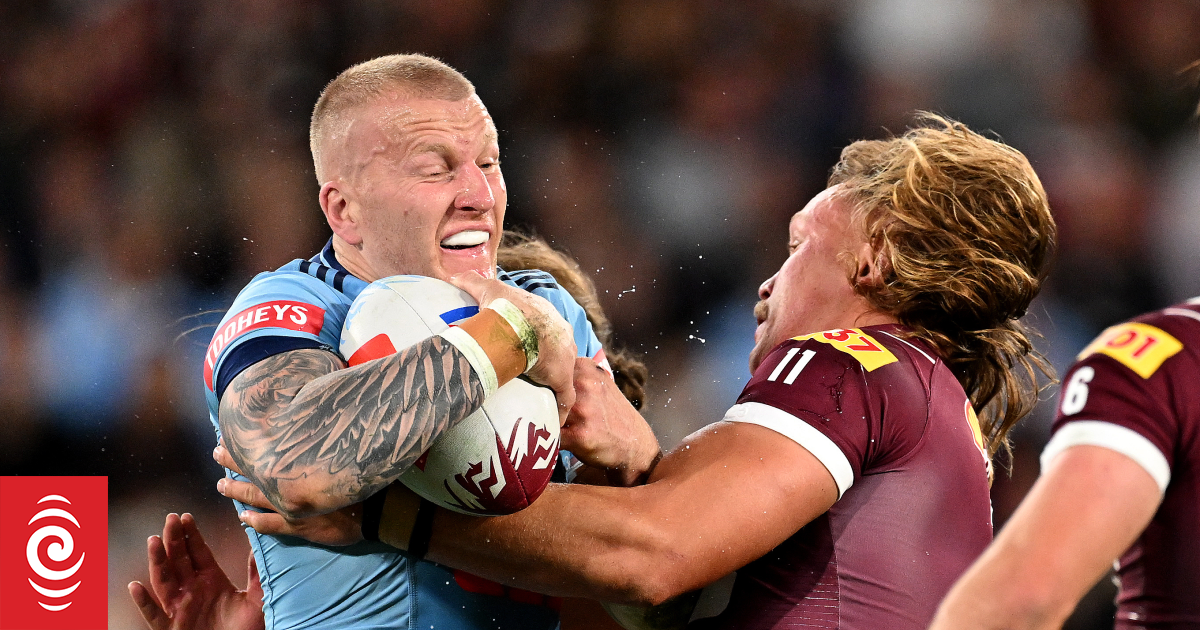 Samoan star shines bright as Blues too strong for Maroons in State of ...