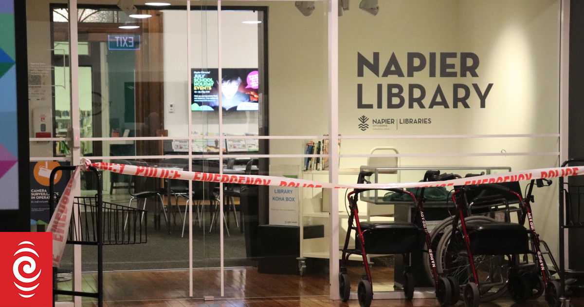 Napier library evacuated due to 'potentially explosive substance' | RNZ ...