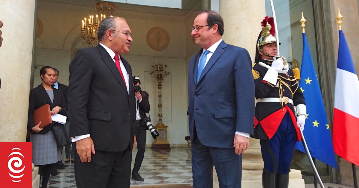Leaders of France and PNG meet | RNZ News