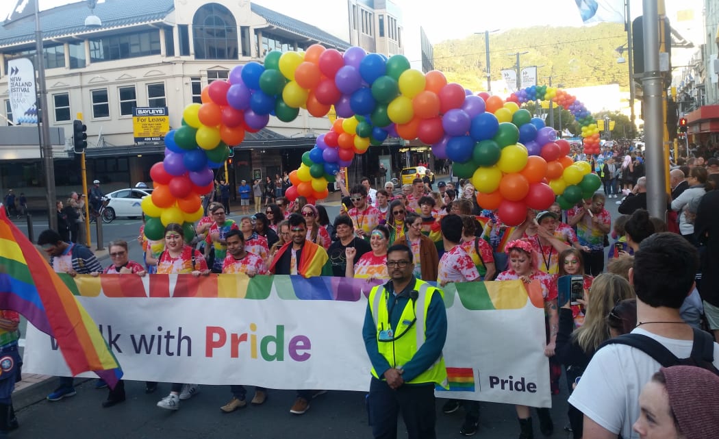 Thousands turn out for Wellington Pride Parade | RNZ News