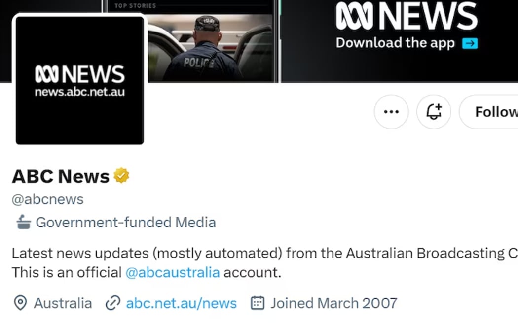 ABC News branded with new label 'government-funded media' on Twitter ...