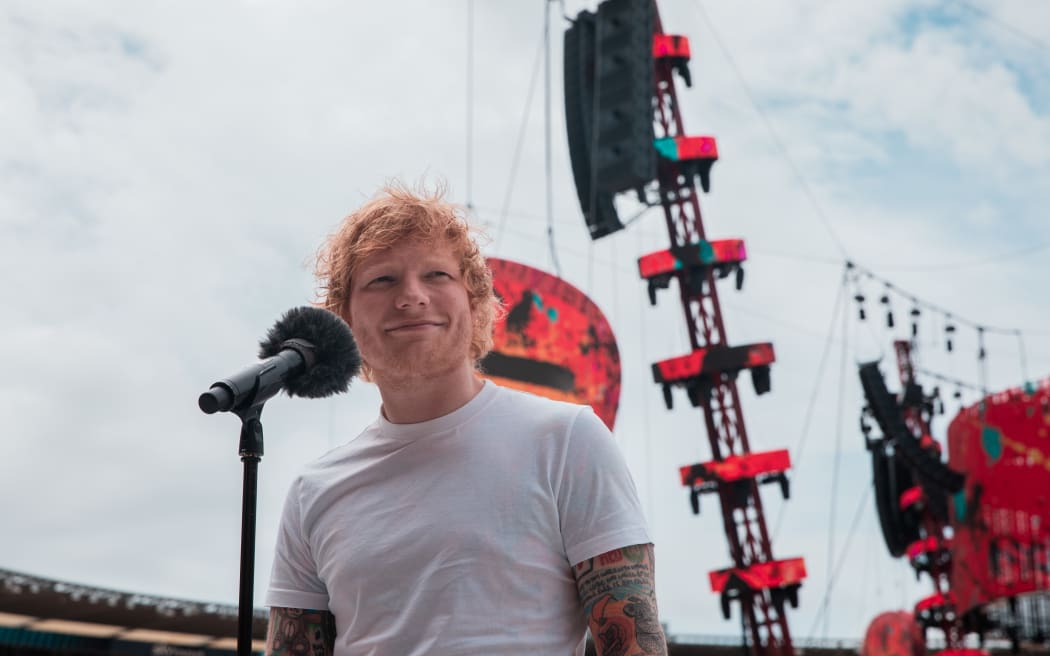 Pop star Ed Sheeran ready for record crowd in Wellington | RNZ