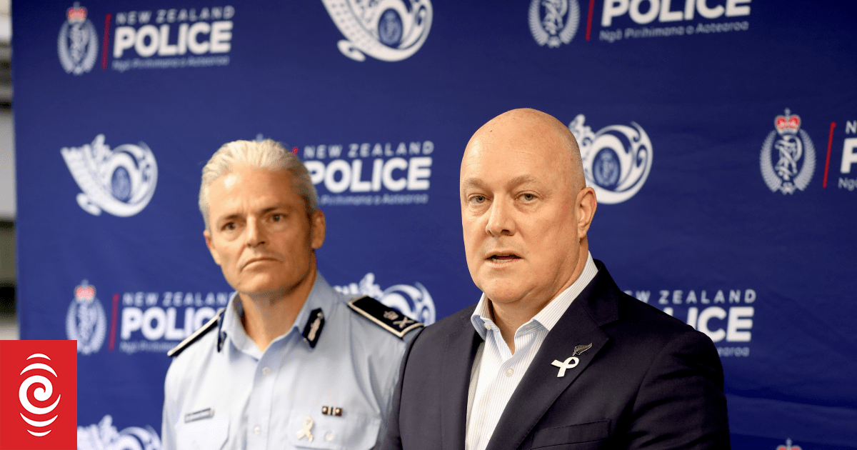 Christopher Luxon and Police Commissioner announce new Auckland police ...