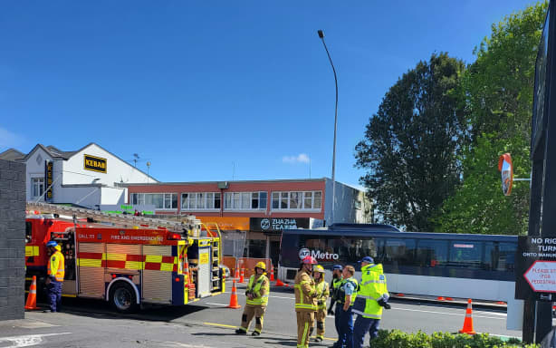Watch: Health and safety concerns after steel beams fall in strong ...