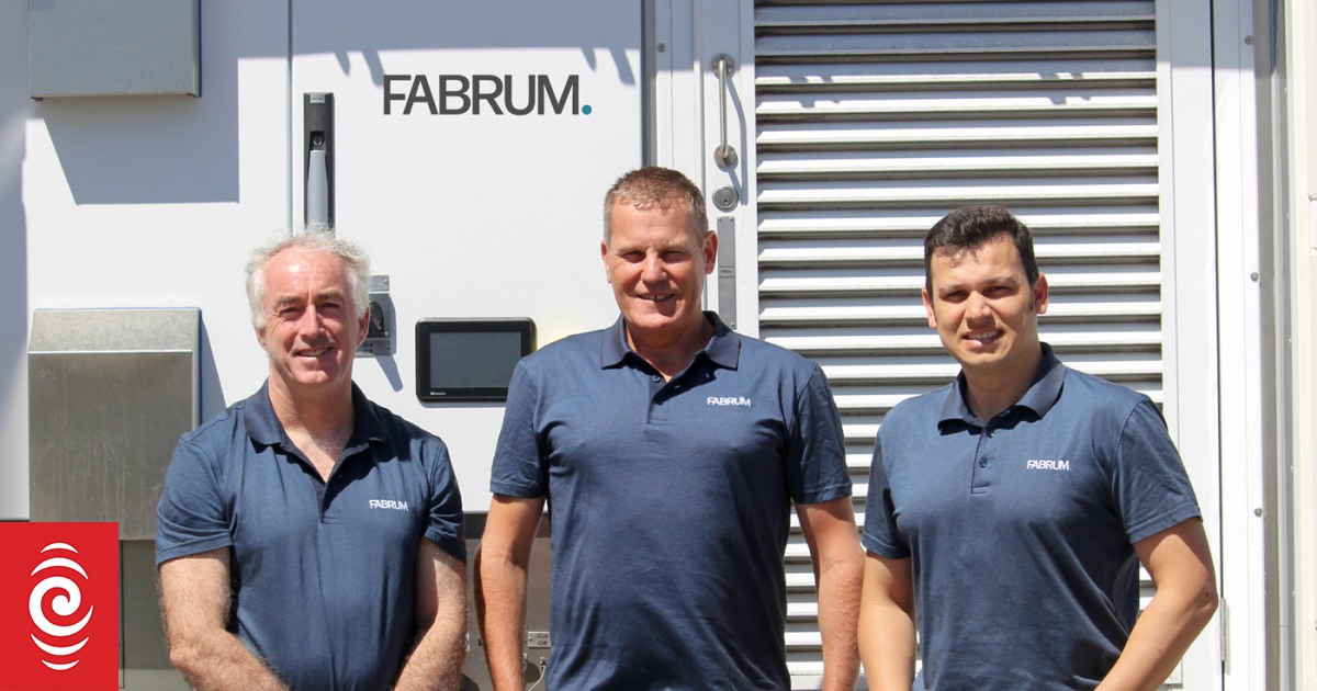 Hydrogen storage firm Fabrum announces new $23m financing secured | RNZ ...