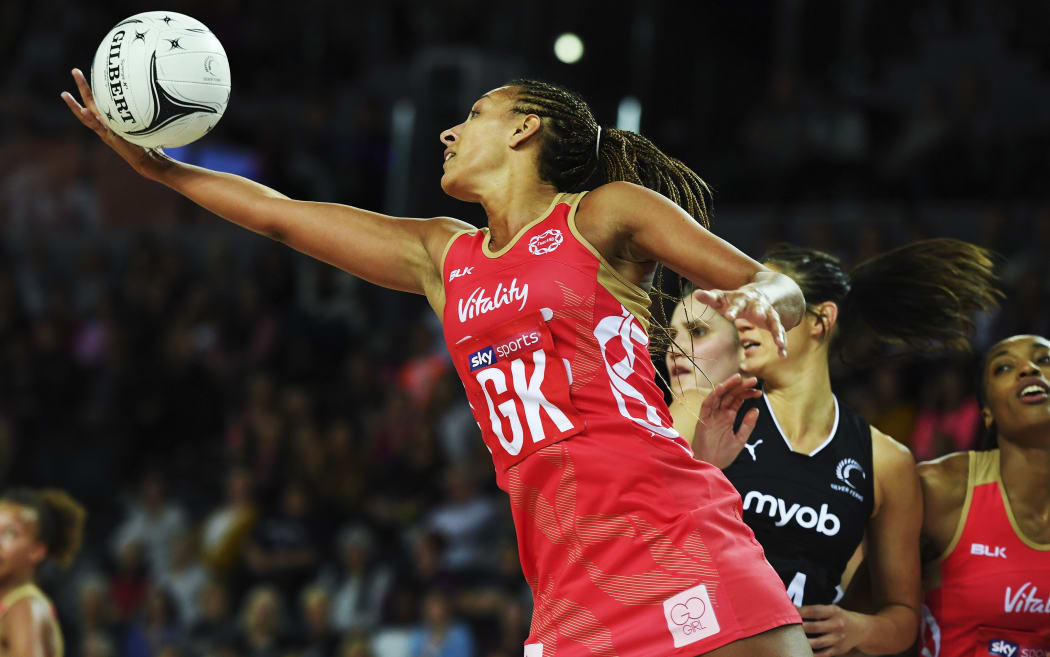 England star Geva Mentor itching for Silver Ferns' tests | RNZ News