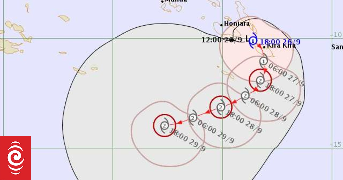 Pre-season cyclone forms near Solomon Islands | RNZ News